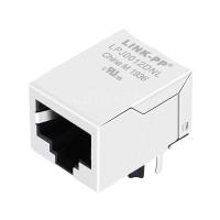China WE MIC24210-0101T-LF3 Compatible LINK-PP LPJ0012DNL 10/100 Base-T Magnetics RJ45 Connector Tab Down Without Led for sale