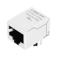 China Halo HFJ11-2450E-S1RL Compatible LINK-PP LPJ0011DNL 10/100 Base-T 8P8C RJ45 Magjack Connector Tab Down Without Led for sale