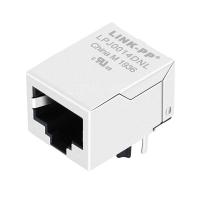 China Bothhand LU1S041C LF Compatible LINK-PP LPJ0014DNL 10/100 Base-T Tab Down Without Led 1 Port Cat5e RJ 45 Jack Connectors for sale