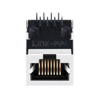 China Bothhand LU1S041C LF Compatible LINK-PP LPJ0014DNL 10/100 Base-T Tab Down Without Led 1 Port Cat5e RJ 45 Jack Connectors for sale