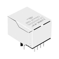 China Bothhand LU1S516 LF Compatible LINK-PP LPJ0025DNL 10/100 Base-T Tab Down Without Led 1 Port Shielded RJ 45 Magnetic Jack for sale