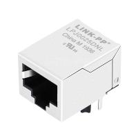 China P02-102-11A9 Compatible LINK-PP LPJ0025DNL 10/100 Base-T Tab Down Without Led 1 Port Shielded RJ45 Ethernet Socket for sale