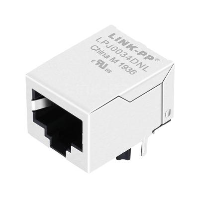 China Bothhand KLU1S041A LF Compatible LINK-PP LPJ0034DNL 10/100 Base-T Tab Down Without Led 1 Port RJ45 Ethernet Jack with Magnetics for sale