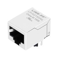 China YDS 12F-10DNW2 Compatible LINK-PP LPJ0215DNL 10 Base-T Tab Down Without Led 1 Port Cat5 RJ45 8P8C Modular Connector for sale
