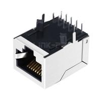 China Tyco 6605468-4 Compatible LINK-PP LPJ4049DNL 10/100 Base-T Tab Down Without Led 1 Port Ethernet 8P8C RJ 45 Modular Jack for sale