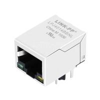 China Bothhand LU1S041CM-43 LF Compatible LINK-PP LPJ4014BBNL 10/100 Base-T Tab Down Green/Yellow Led 1x1 Port 8P8C Module RJ45 Network Socket for sale