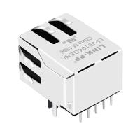 China WE 7499210211 Compatible LINK-PP LPJ0104GENL 10/100 Base-T Tab Down Green/Yellow Led 1x1 Port POE RJ 45 Socket Connection for sale