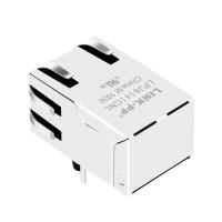 China XFMRS XFATM9DM-CT1-4M Compatible LINK-PP LPJ6141CNL 10/100 Base-T Tab Up Without Led 1x1 Port 8P8C Modular RJ45 Connector Jacks for sale