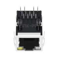 China YDS 47F-1216DYD2NL Compatible LINK-PP LPJ1014AONL 100 Base-T Integrated RJ45 Magnetics Jack Tab Up Orange&Green/Yellow Led for sale