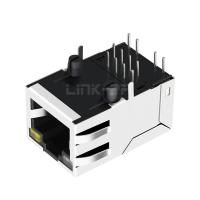 China YDS 47F-1216DYD2NL Compatible LINK-PP LPJ1014AONL 100 Base-T Integrated RJ45 Magnetics Jack Tab Up Orange&Green/Yellow Led for sale