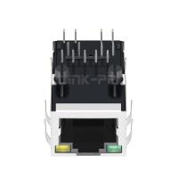 China X Multiple XPJH-01D-4-P23-170 Compatible LINK-PP LPJ1153AHNL 10/100 Base-T Tab Up Green/Yellow Led Single Port POE Network RJ45 PCB Socket for sale