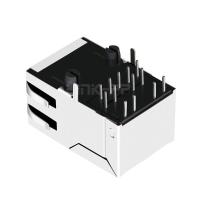 China X Multiple XPJH-01D-4-P23-170 Compatible LINK-PP LPJ1153AHNL 10/100 Base-T Tab Up Green/Yellow Led Single Port POE Network RJ45 PCB Socket for sale
