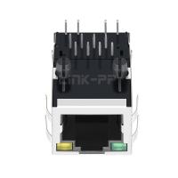 China Hanrun HR871113C Compatible LINK-PP LPJ1154ABNL 10/100 Base-T Tab Up Green/Yellow Led Single Port Network Connector RJ45 Magjack for sale