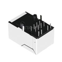 China Pulse J1006F01PNL Compatible LINK-PP LPJ1006BBNL 10/100 Base-T Tab Up Green/Yellow Led Single Port 8P8C RJ-45 Network for sale