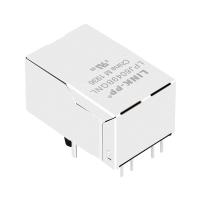 China WE 7499210124 Compatible LINK-PP LPJ6049BGNL 10/100 Base-T Tab Up Yellow/Green Led Single Port POE RJ45 PCB Mount Connector for sale