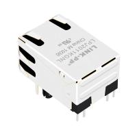 China Belfuse 08B0-1D1T-06-F Compatible LINK-PP LPJ2011KGNL 100 Base-T Connector RJ45 Magnetics Single Port Tab Up Yellow/Green Led for sale
