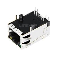 China RTA-3D4A1D1F Compatible LINK-PP LPJ2011KHNL 10/100 Base-T Tab Up Green/Yellow Led Single Port Connector Lan RJ 45 Magjack for sale