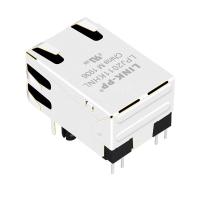 China RTA-3D4A1D1F Compatible LINK-PP LPJ2011KHNL 10/100 Base-T Tab Up Green/Yellow Led Single Port Connector Lan RJ 45 Magjack for sale