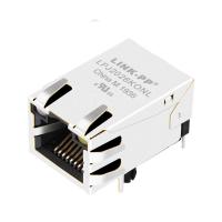 China Pulse JP026821UNL Compatible LINK-PP LPJ2026KONL 10/100 Base-T Tab Up Orange&Green/Yellow Led Single Port RJ-45 Connector Module for sale