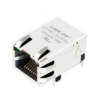China YDS 47F-1212GDD2NL Compatible LINK-PP LPJ9011K26NL 10/100 Base-T Tab Up Green/Orange&Green Led Single Port Shielded RJ-45 Network Connector for sale