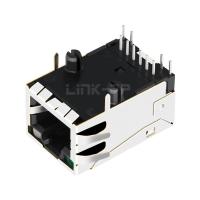 China YDS 47F-1212GDD2NL Compatible LINK-PP LPJ9011K26NL 10/100 Base-T Tab Up Green/Orange&Green Led Single Port Shielded RJ-45 Network Connector for sale