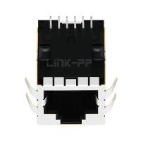 China Belfuse 0811-1X1T-06-F Compatible LINK-PP LPJ2011CNL 10/100 Base-T Tab Up Without Led 1x1 Port Jack RJ45 Network for sale