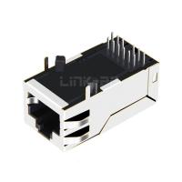 China Pulse JK0-0144BNL Compatible LINK-PP LPJK0010CNL 10/100 Base-T Tab Up Without Led 1x1 Port POE RJ-45 Network Jack for sale