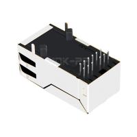 China Pulse JK0-0144BNL Compatible LINK-PP LPJK0010CNL 10/100 Base-T Tab Up Without Led 1x1 Port POE RJ-45 Network Jack for sale