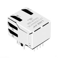 China Tyco 5-6605758-7 Compatible LINK-PP LPJ16264AFNL 10/100 Base-T Tab Up Green/Green Led Single Port Industrial Ethernet RJ45 Connectors for sale