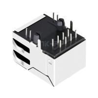 China RT7-114A8V1F Compatible LINK-PP LPJ16270AENL 10/100 Base-T Tab Up Green/Yellow Led Single Port 8P8C RJ45 Network Socket for sale
