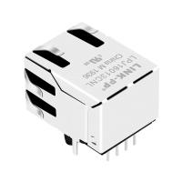 China RJTC-202TD1 Compatible LINK-PP LPJ16013CNL 10/100 Base-T Tab Up Without Led Single Port Ethernet Lan rj45 Jack for sale