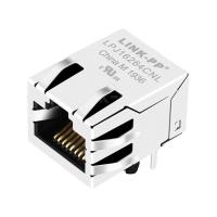 China Tyco 6605759-1 Compatible LINK-PP LPJ16264CNL 10/100 Base-T Tab Up Without Led Single Port Industrial RJ45 Network Jack for sale
