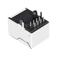 China Tyco 6605760-3 Compatible LINK-PP LPJ16264DNL 10/100 Base-T RJ45 Ethernet Connector Tab Up Without Led for sale