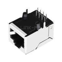 China Tyco 6605760-3 Compatible LINK-PP LPJ16264DNL 10/100 Base-T RJ45 Ethernet Connector Tab Up Without Led for sale