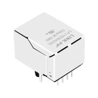 China Tyco 6605760-3 Compatible LINK-PP LPJ16264DNL 10/100 Base-T RJ45 Ethernet Connector Tab Up Without Led for sale