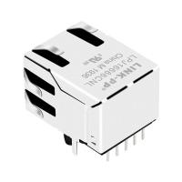 China Pulse JXD1-0005NL Compatible LINK-PP LPJ16666CNL 10/100 Base-T Tab Up Without Led Single Port POE Connector RJ-45 Jack for sale