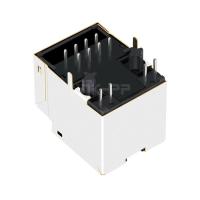 China Tyco 1840419-1 Compatible LINK-PP LPJD1011BFNL 10/100 Base-T Vertical RJ45 Connector Green/Green LED for sale