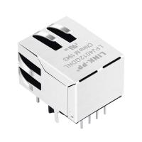 China LPJ4012GDNL 10/100 Base-T 1x1 Port RJ45 Female Connector for sale