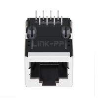 China LPJ16193DNL 10/100 Base-T Tab Up Without Led 1 Port 8P8C Modular Jack RJ45 Transformer for sale