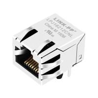 China LPJ16212CNL 10/100 Base-T Tab Up Without LED 1 Port 8P8C Jack RJ 45 Female Connector for sale