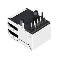 China LPJ16286CNL 10/100 Base-T Tab Up Without Led Single Port 8P8C RJ45 Female Connector for sale