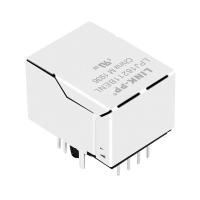 China LPJ16211BENL 10/100 Base-T RJ45 Jack 1 Port Shielded Tab Up Green/Yellow Led for sale