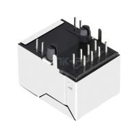 China LPJ16217B10NL 100 Base-T Tab Up Yellow/Green Led Single Port Ethernet RJ45 Connectors for sale