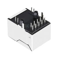 China LPJ16677BENL 10/100 Base-T Tab Up Green/Yellow Led PoE Single Port RJ45 Female Connector for sale