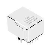 China Pulse J1026F01NL Compatible LINK-PP LPJ1026DNL 10/100 Base-T Tab Up Without Led Single Port Connector RJ-45 Magjack for sale