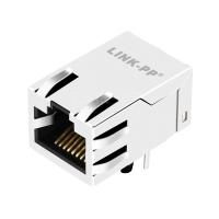 China Pulse J1006F21NL Compatible LINK-PP LPJ1006CNL 10/100 Base-T Tab Up without Led One Port 8P8C Integrated RJ45 FastJacks for sale