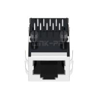 China Pulse J1006F21NL Compatible LINK-PP LPJ1006CNL 10/100 Base-T Tab Up without Led One Port 8P8C Integrated RJ45 FastJacks for sale