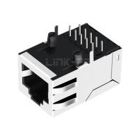 China Pulse J1006F21NL Compatible LINK-PP LPJ1006CNL 10/100 Base-T Tab Up without Led One Port 8P8C Integrated RJ45 FastJacks for sale