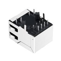 China LPJ0035ABNL 10/100 Base-T RJ45 Ethernet Magjack 1X1 Port Green/Yellow Led for sale