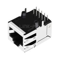 China LPJ16801CNL 10/100 Base-T RJ45 With POE Magnetics Jack Tab Up Without Led for sale
